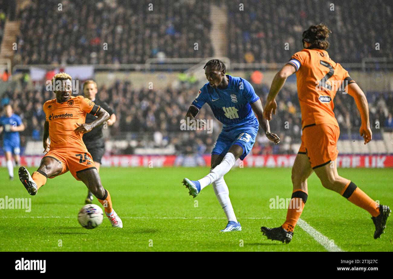 25th October 2023; St Andrews, Birmingham, West Midlands, England; EFL ...