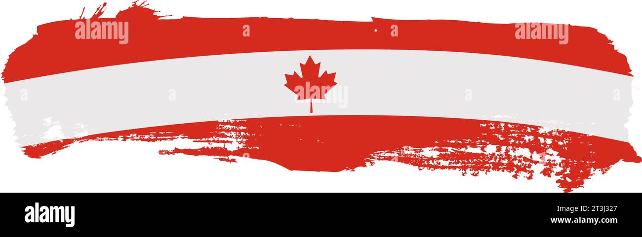 Canada flag element, vector illustration on a white background Stock ...