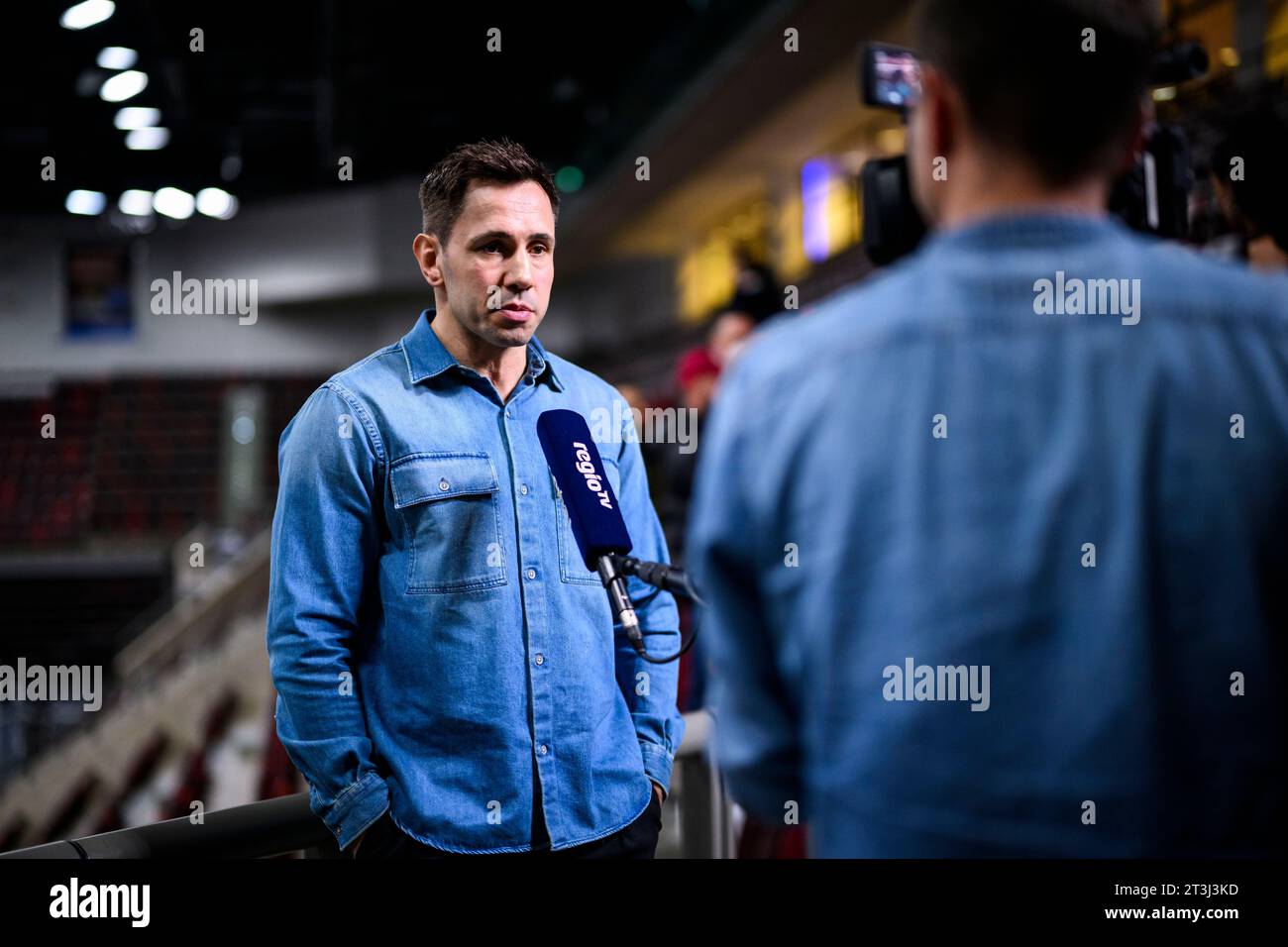 25 October 2023, Baden-Württemberg, Ludwigsburg: Boxing: Press ...
