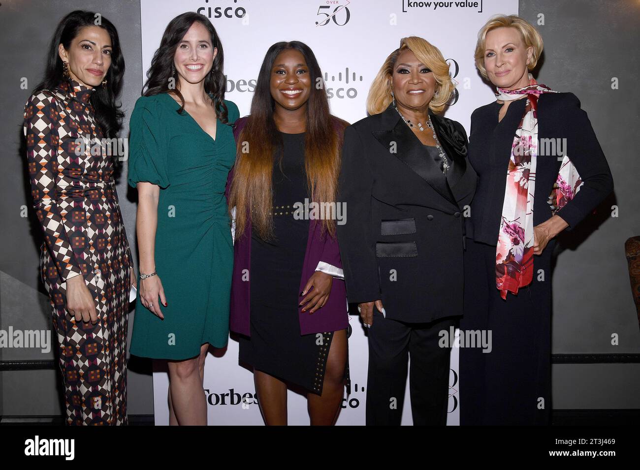 (L-R) Huma Abedin, Maggie McGrath, Charlotte Smith, Patti LaBelle and ...