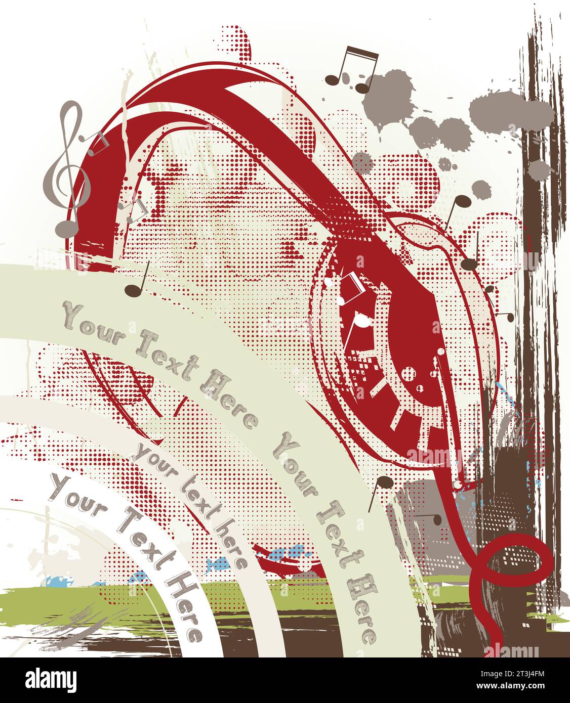 Royalty free background music Stock Vector Images - Alamy