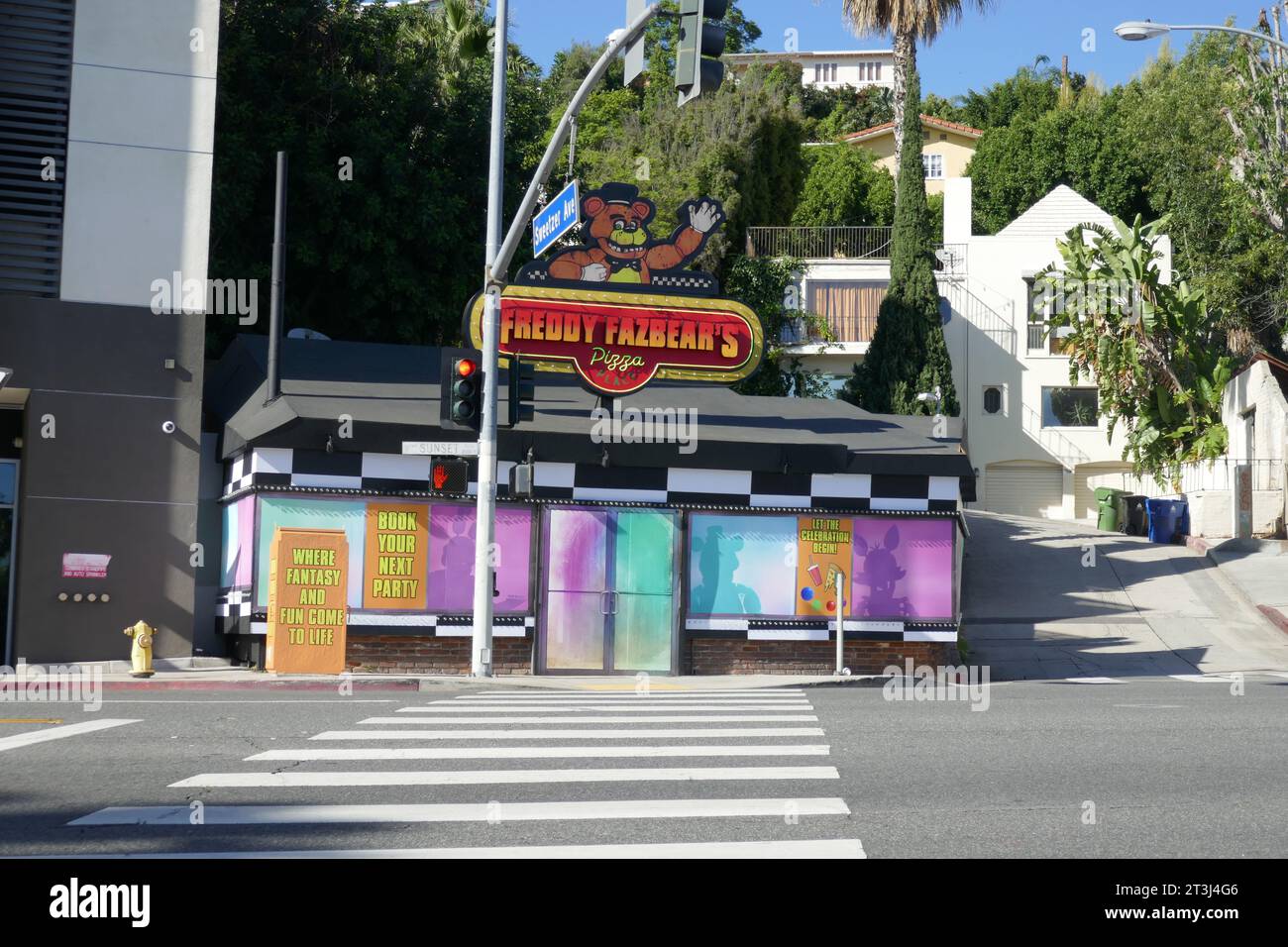 Los Angeles, California, USA 14th October 2023 Freddy FazbearÕs Pizza ...