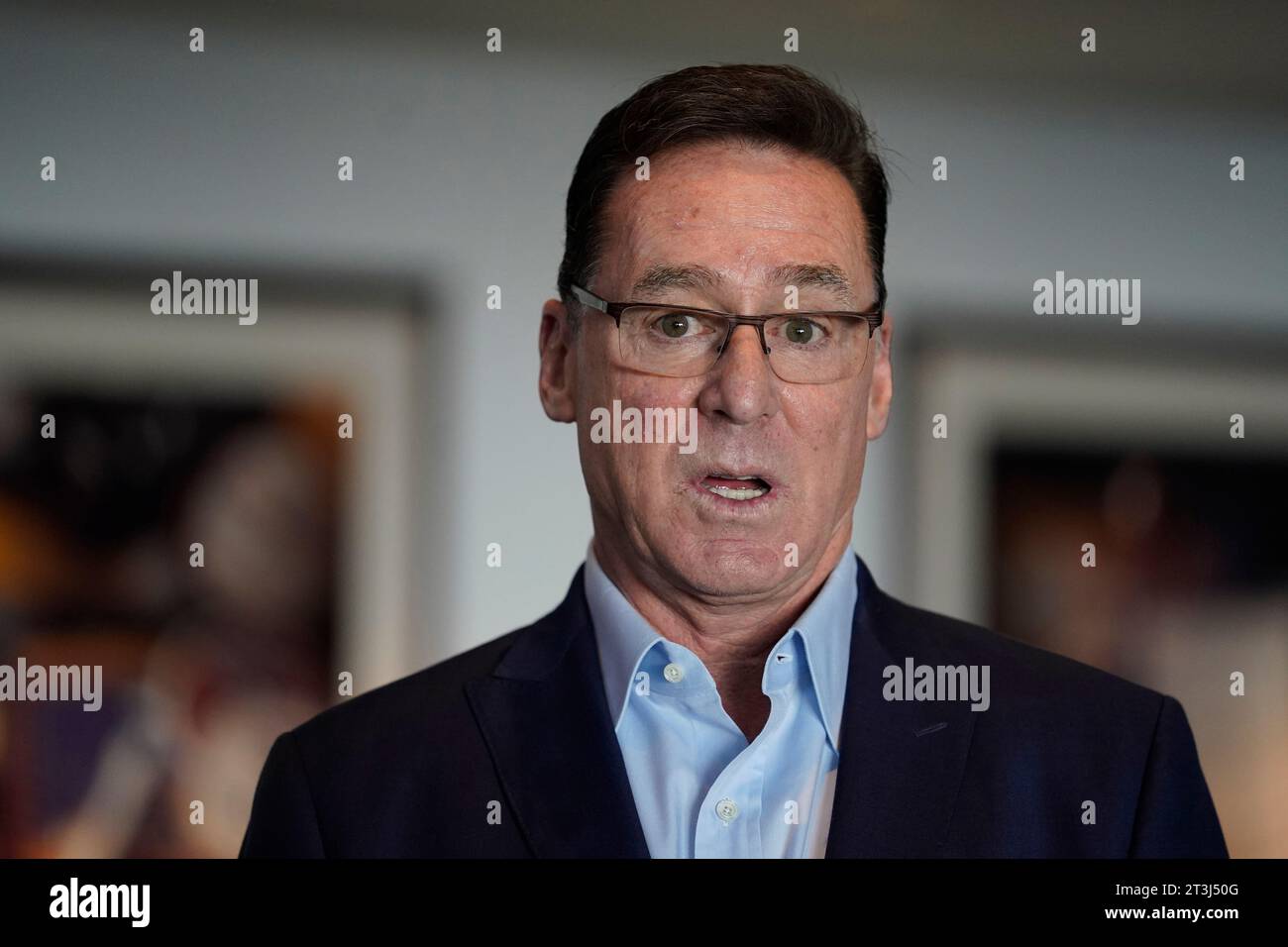 San Francisco Giants manager Bob Melvin before the start of an ...