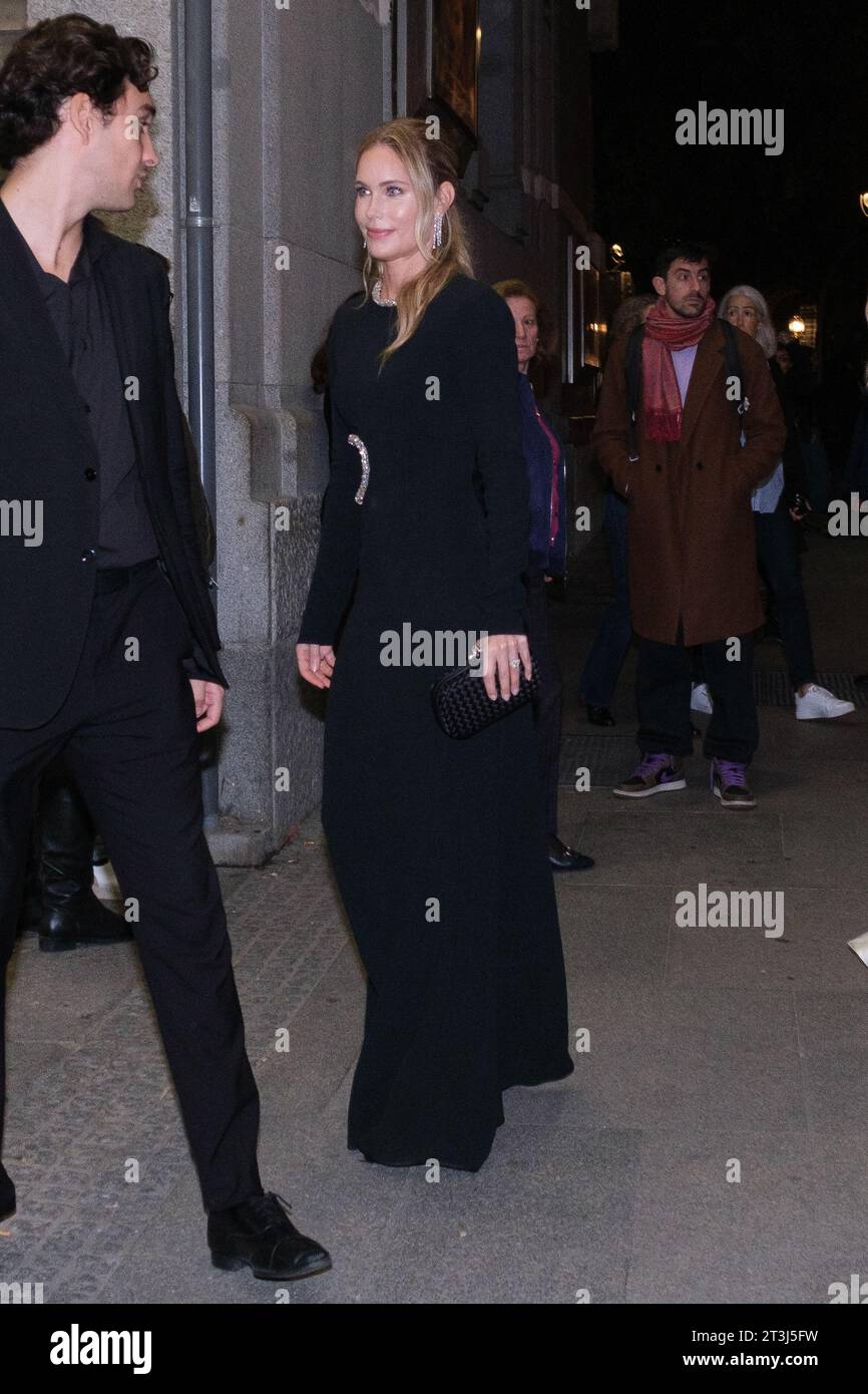 Helen Svedin upon arrival at the "Magic Cosmos" party at the Circulo de ...