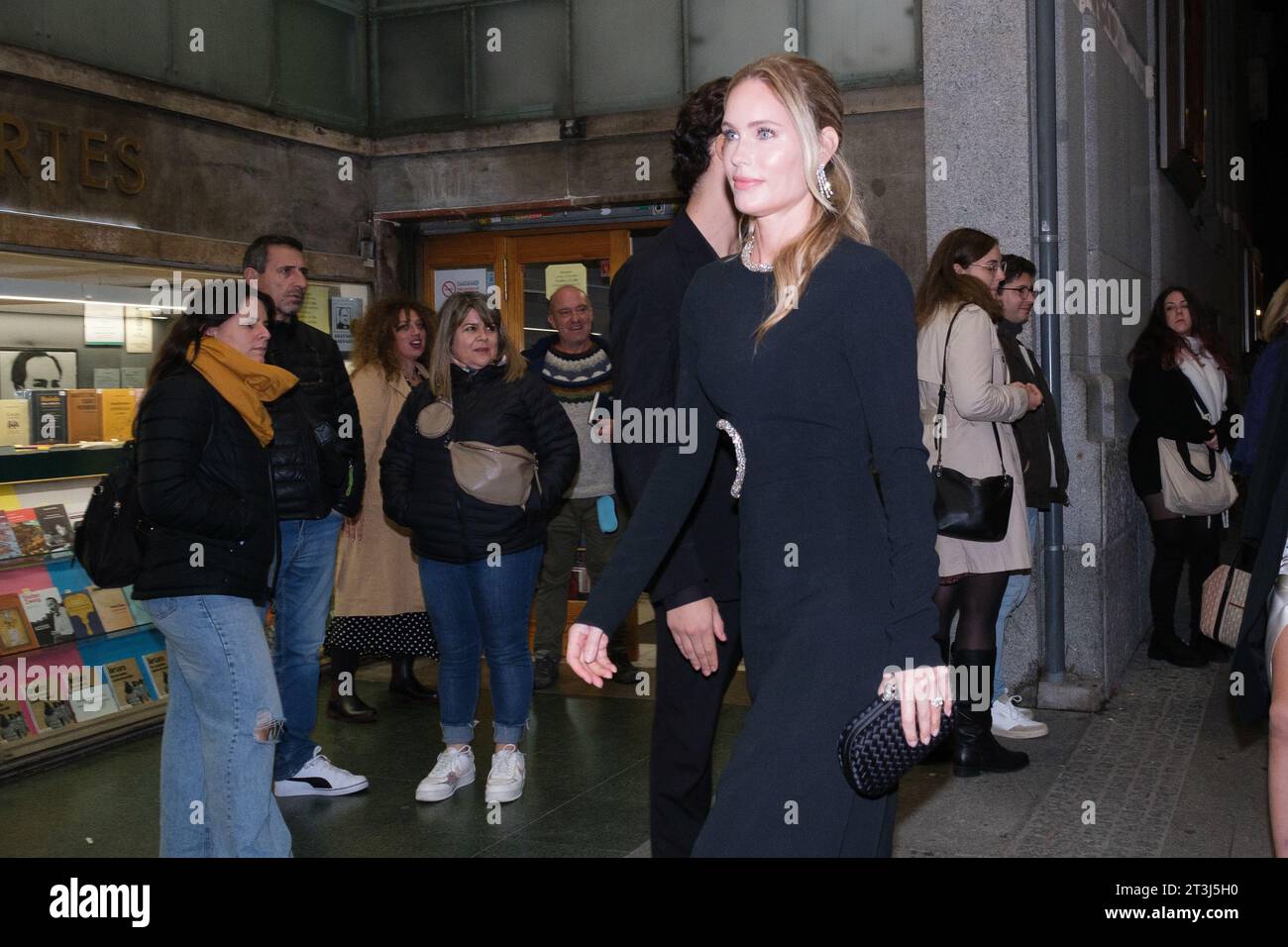 Helen Svedin upon arrival at the "Magic Cosmos" party at the Circulo de ...