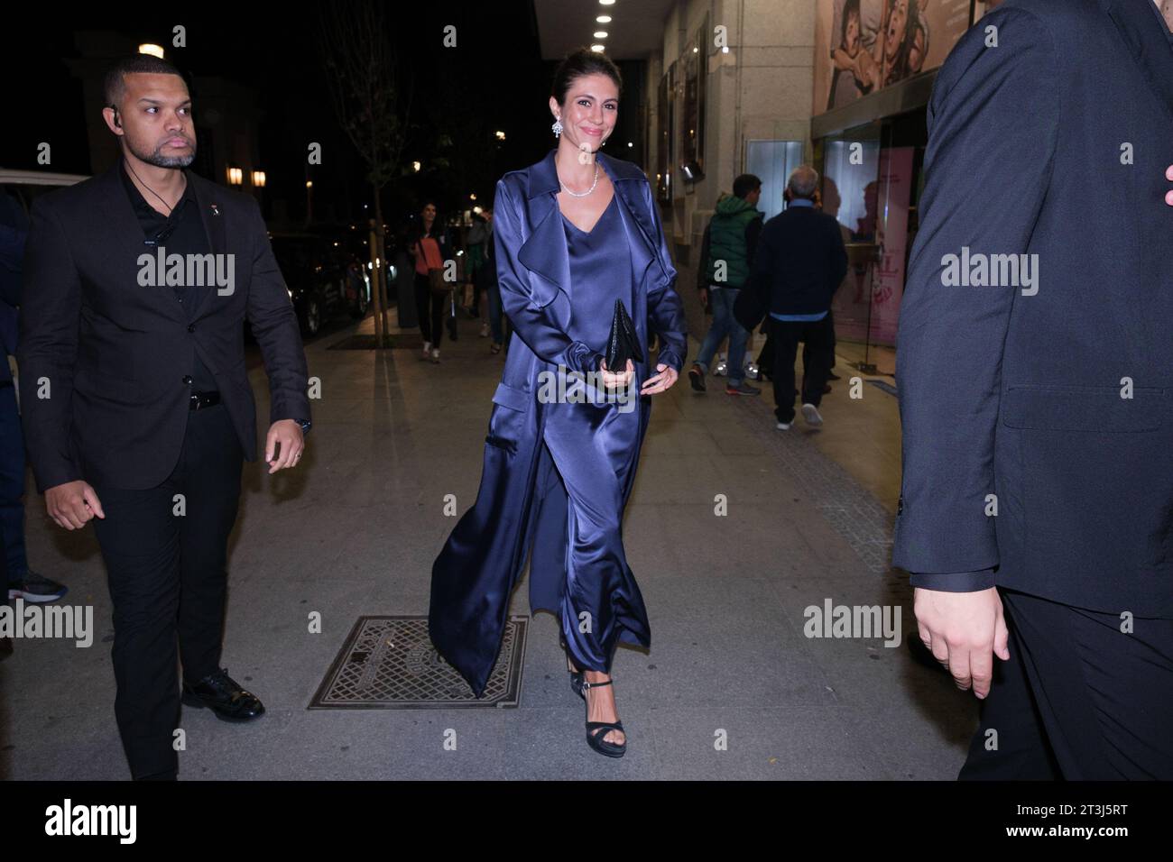 Ana Cristina Portillo Domecq upon arrival at the "Magic Cosmos" party ...