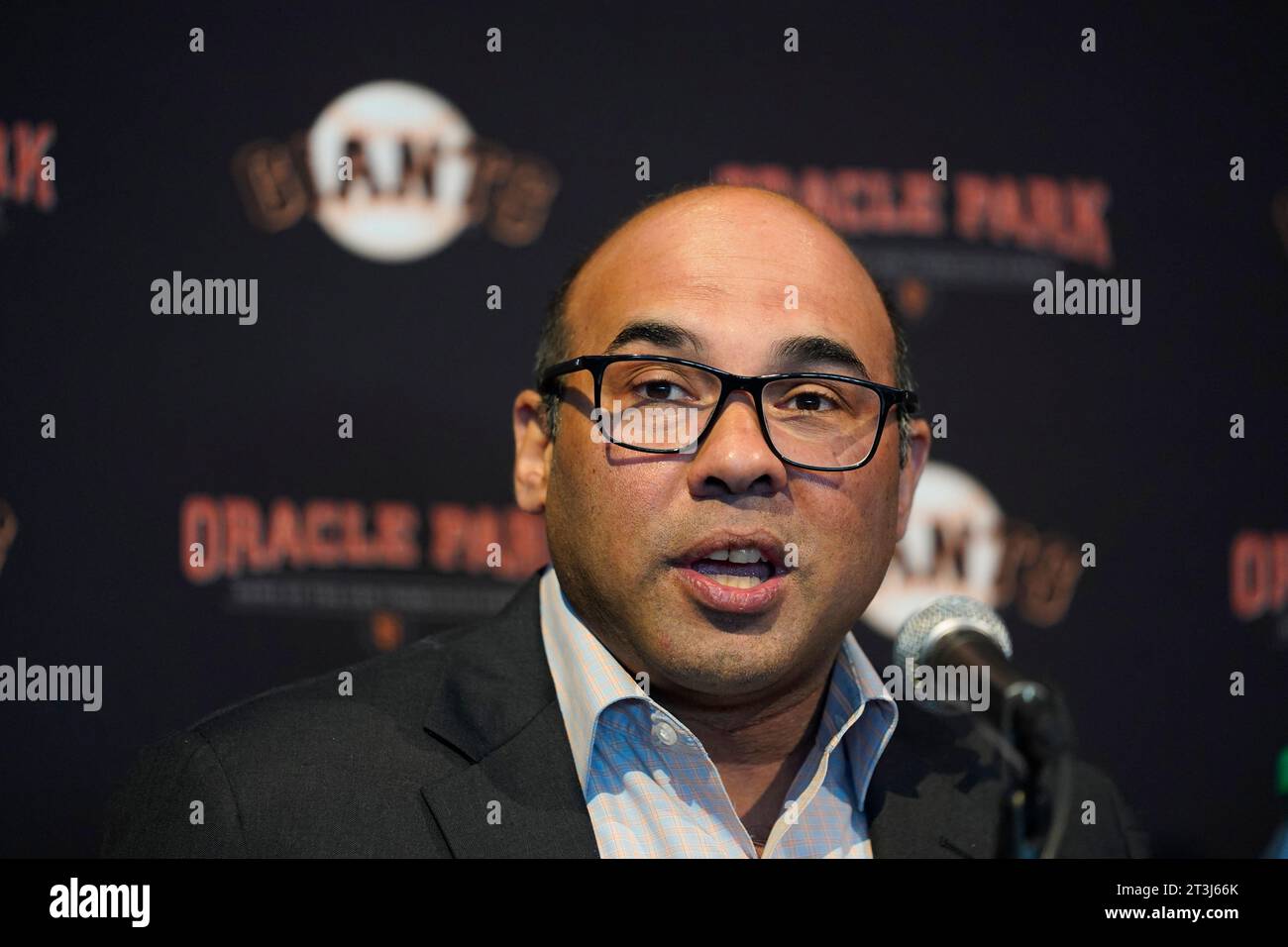 San Francisco Giants President of Baseball Operations Farhan Zaidi ...