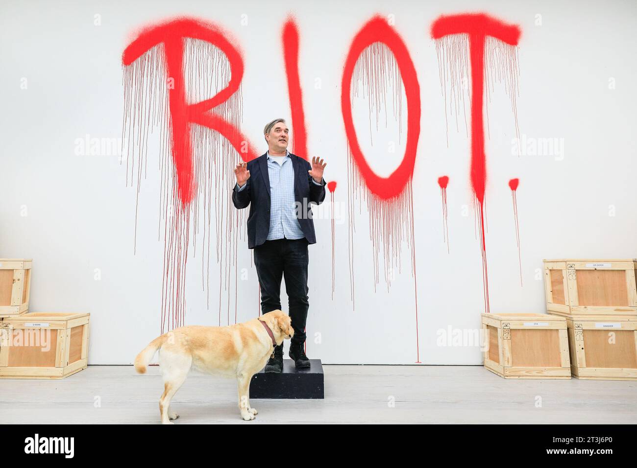 London, UK. 25th Oct, 2023. Paul Foster Director, Saatchi Gallery ...