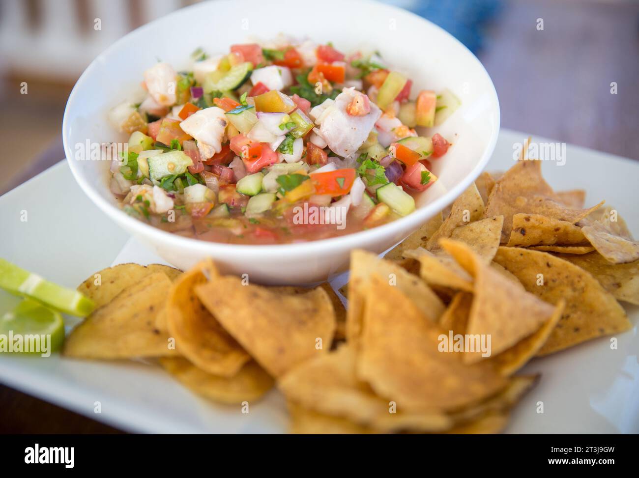 A Belizian dish - Conch Ceviche Stock Photo - Alamy