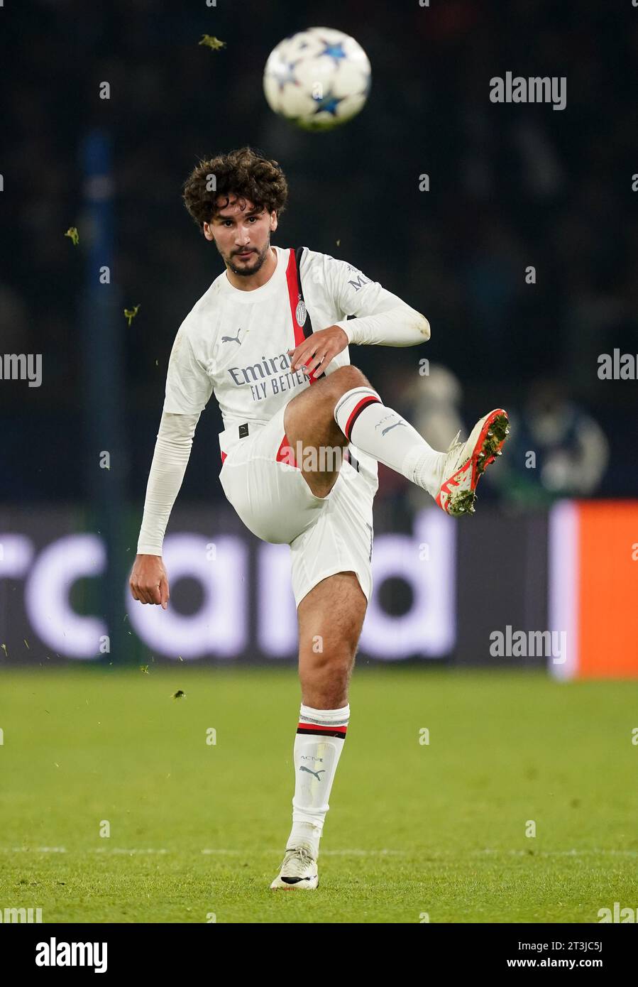 AC Milan's Yacine Adli during the UEFA Champions League Group F match ...
