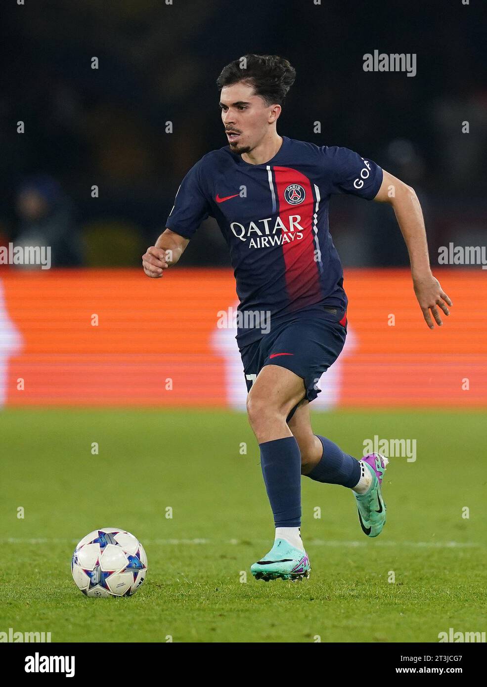 PSG's Vitinha during the UEFA Champions League Group F match at Parc ...