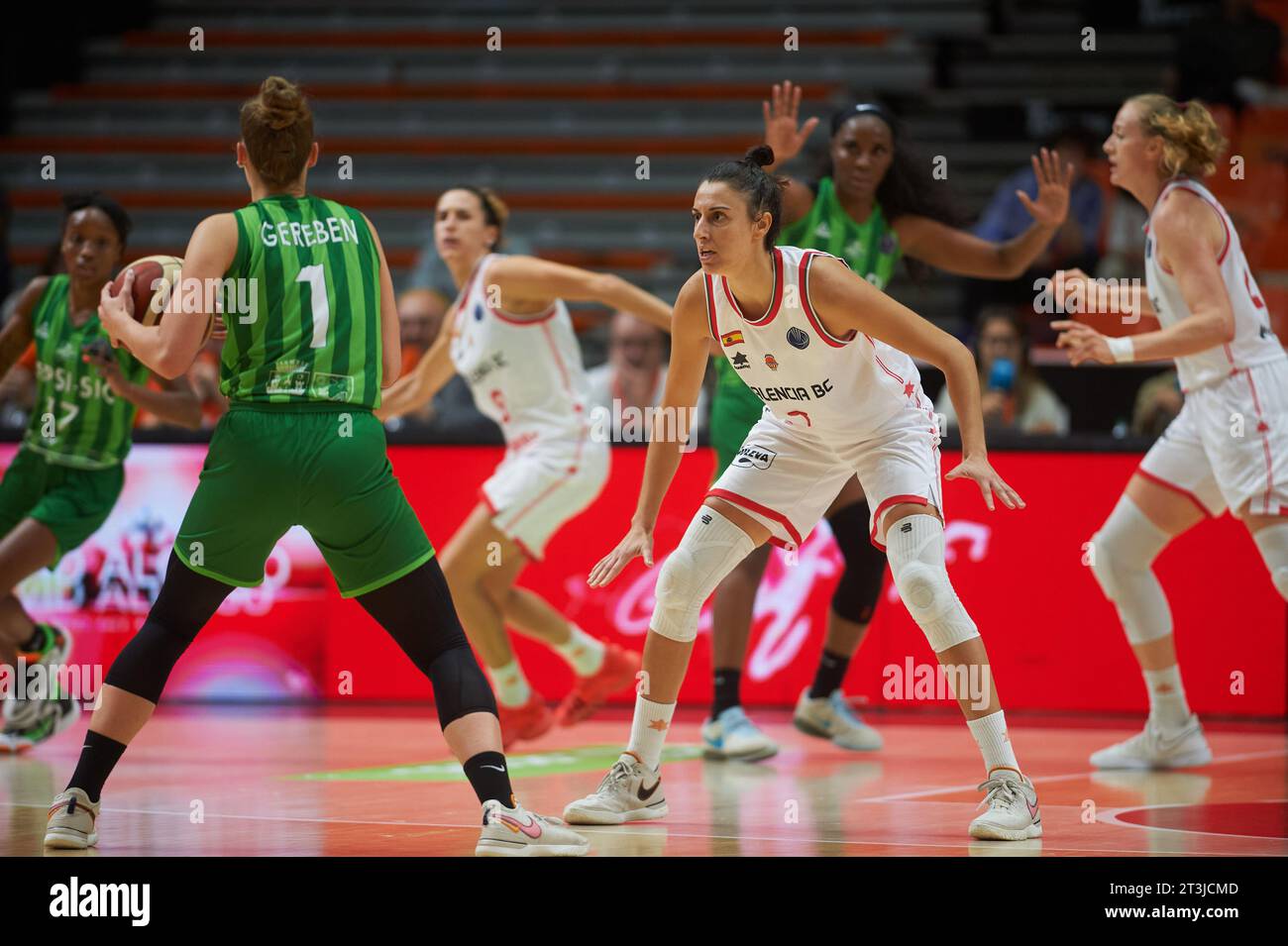 Alba Torrens of Valencia Basket in action during the Euro League Womens ...