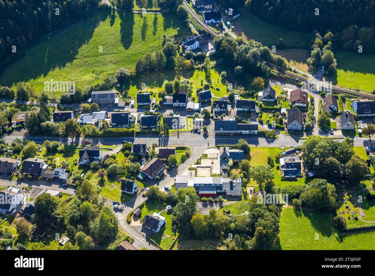 Village community center and kindergarten hi-res stock photography and ...