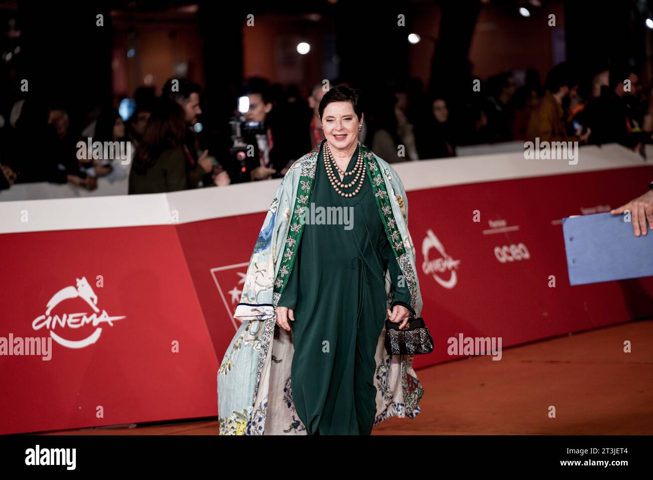 ROME, ITALY - OCTOBER 25: Isabella Rossellini attends a red carpet for ...