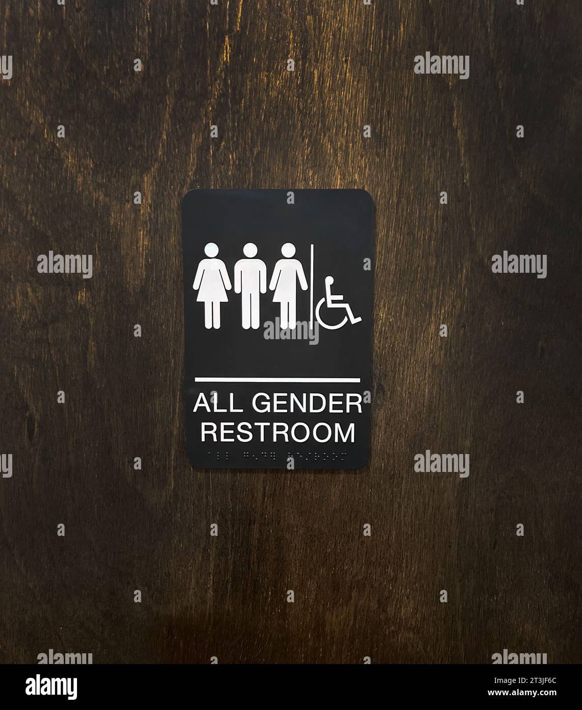 All Gender restroom sign, New York City, New York, USA Stock Photo - Alamy