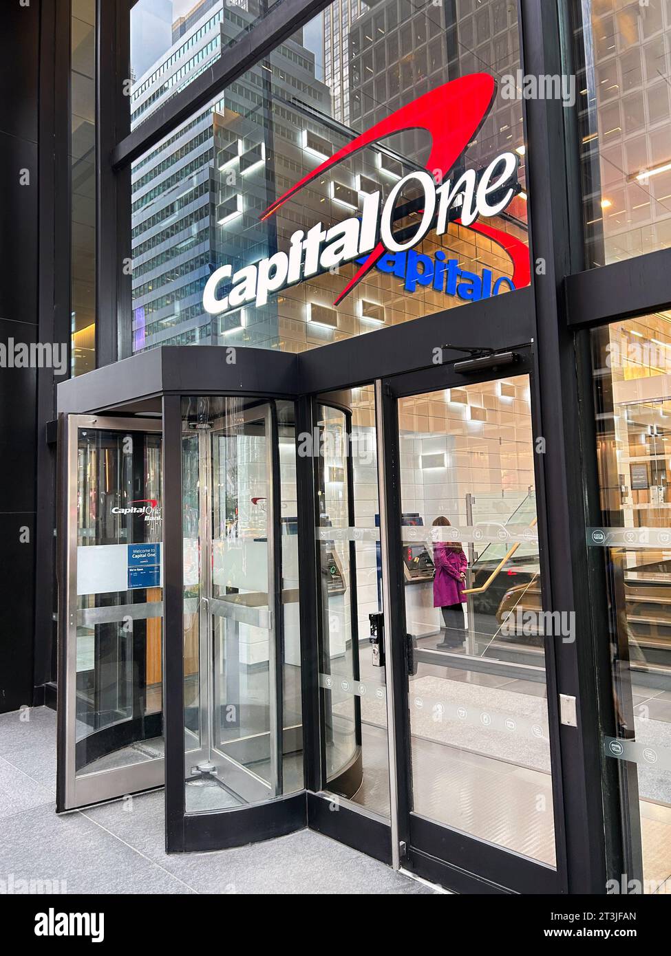 Capital One bank branch, New York City, New York, USA Stock Photo - Alamy