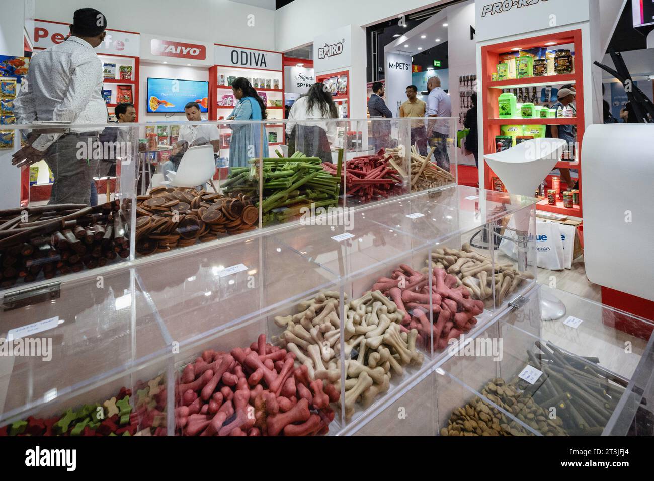 Bangkok, Thailand. 25th Oct, 2023. The booth of the Taiyo brand, with ...