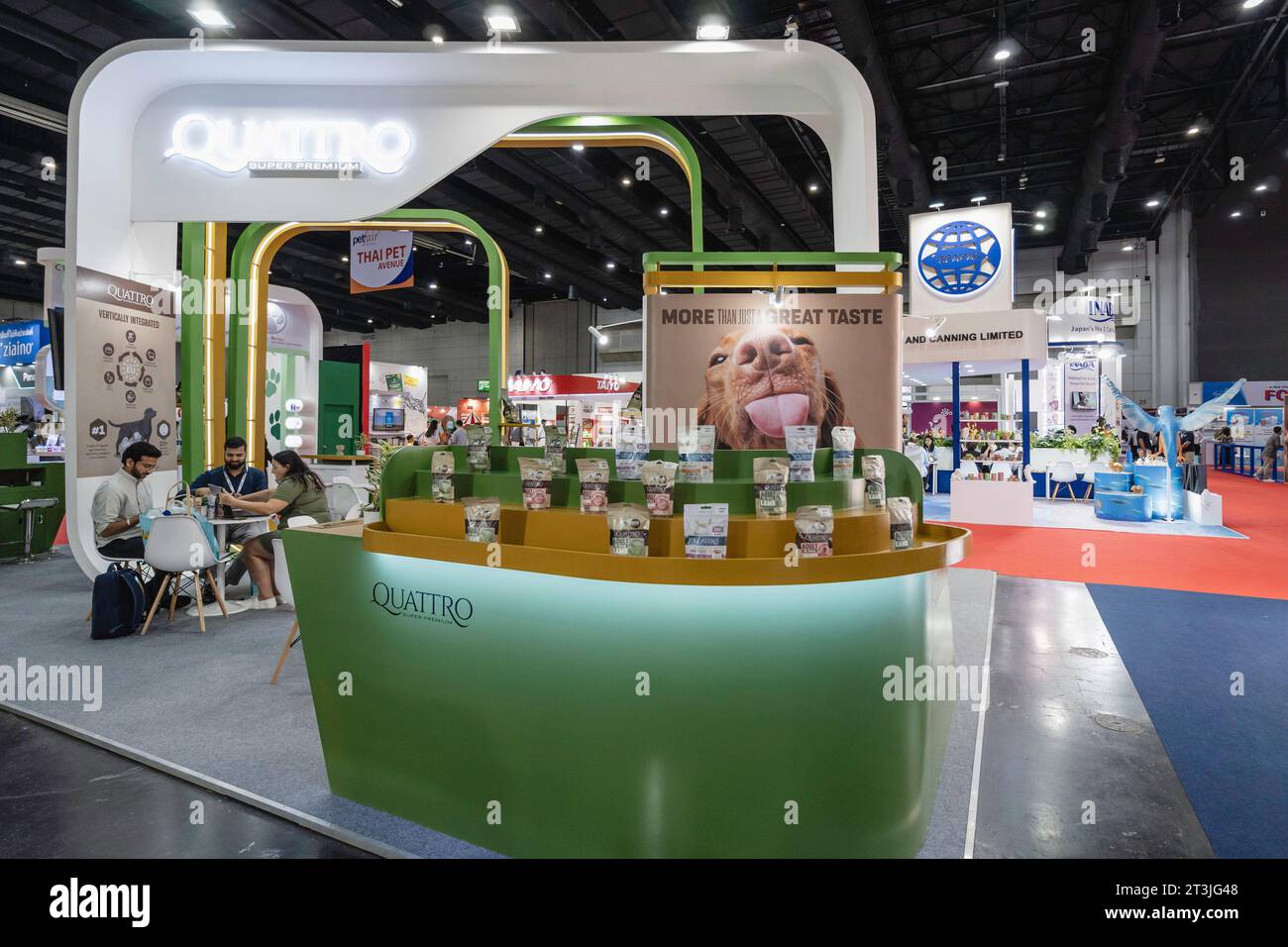 Pet food exhibition booth hi-res stock photography and images - Alamy
