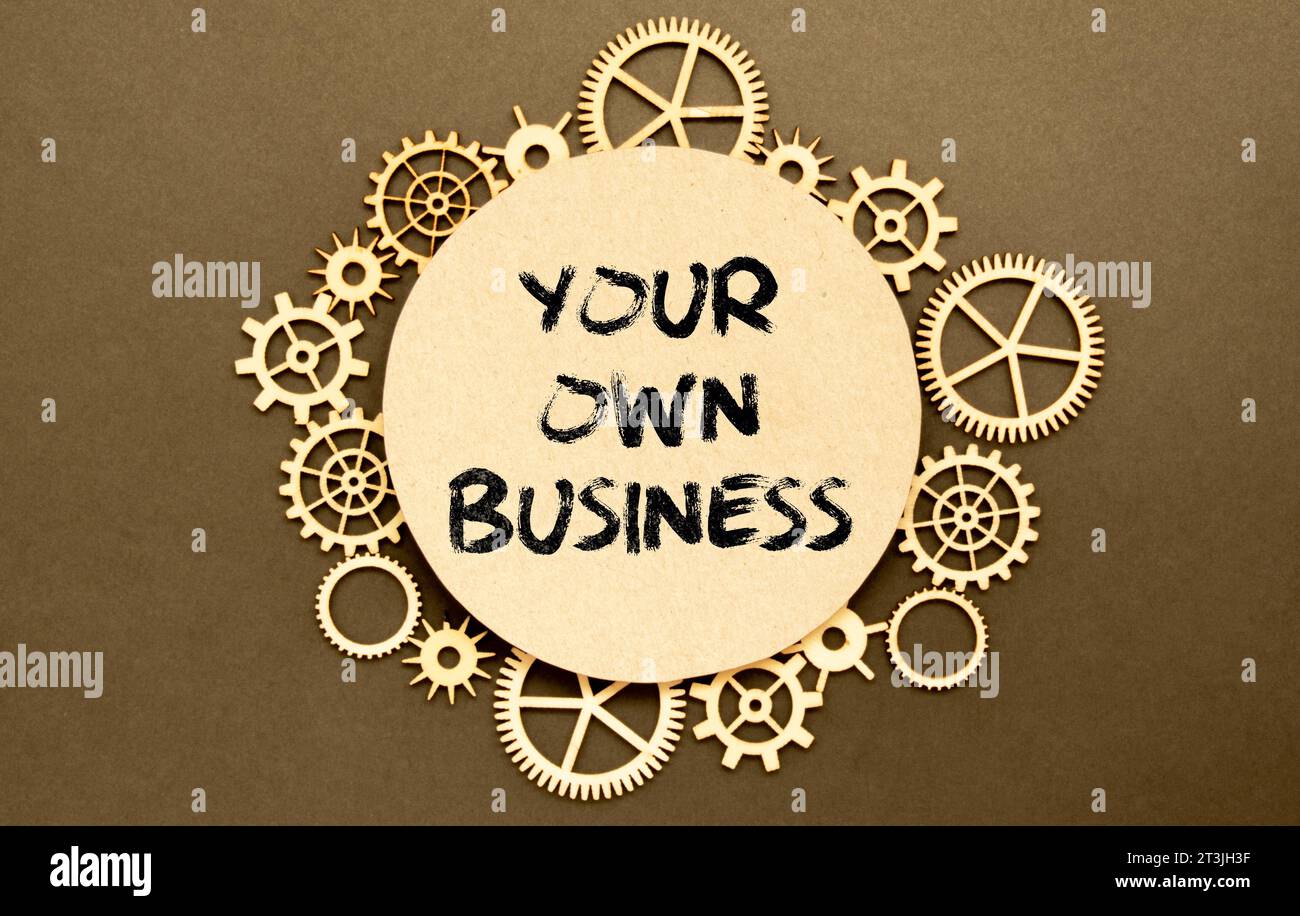 business still life. mind your own business Stock Photo - Alamy