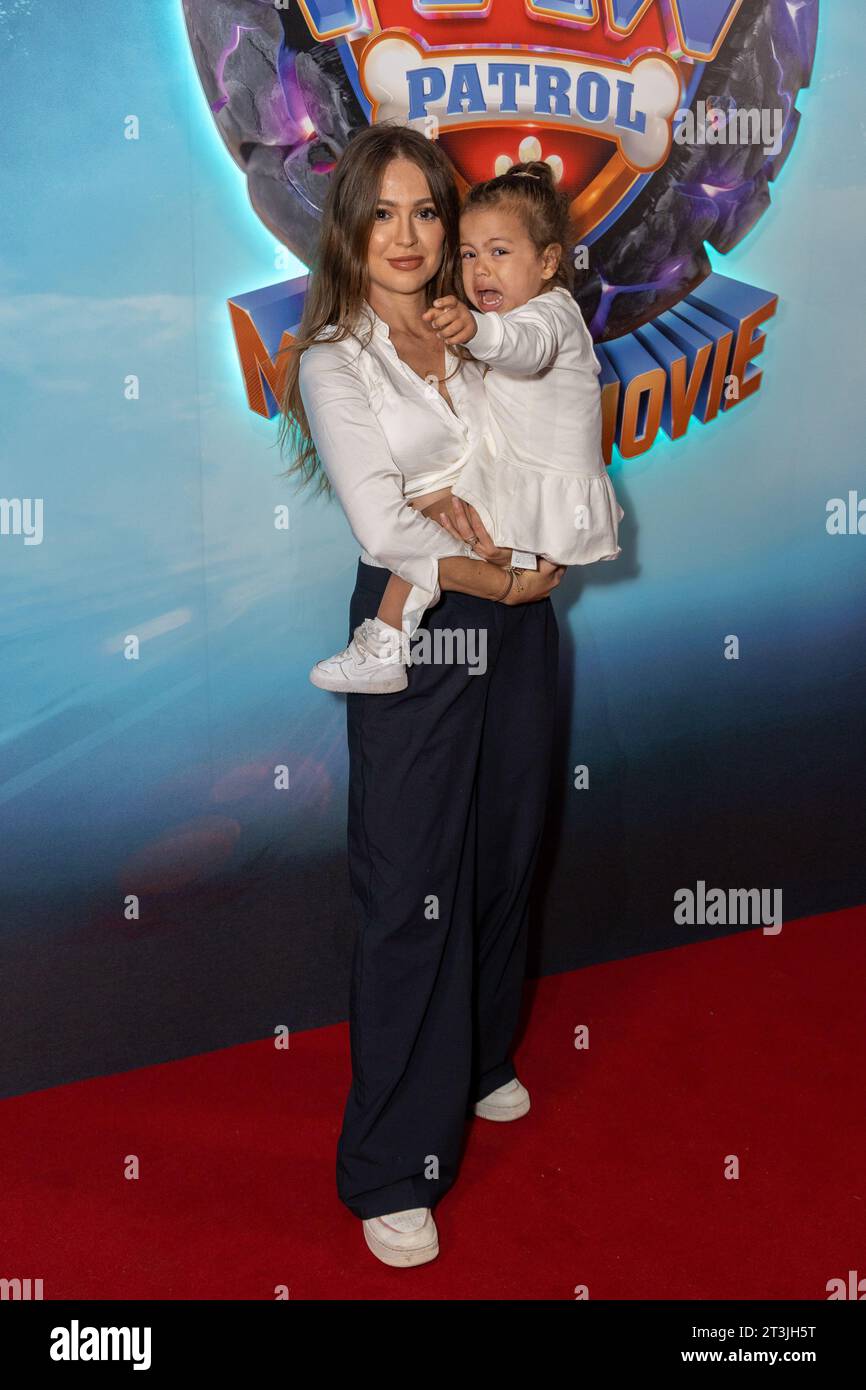 Guests attend Paw Patrol 'The Mighty Movie' Gala Screening at Cineworld ...