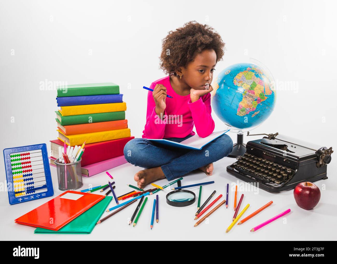 Child study tools studio Stock Photo - Alamy
