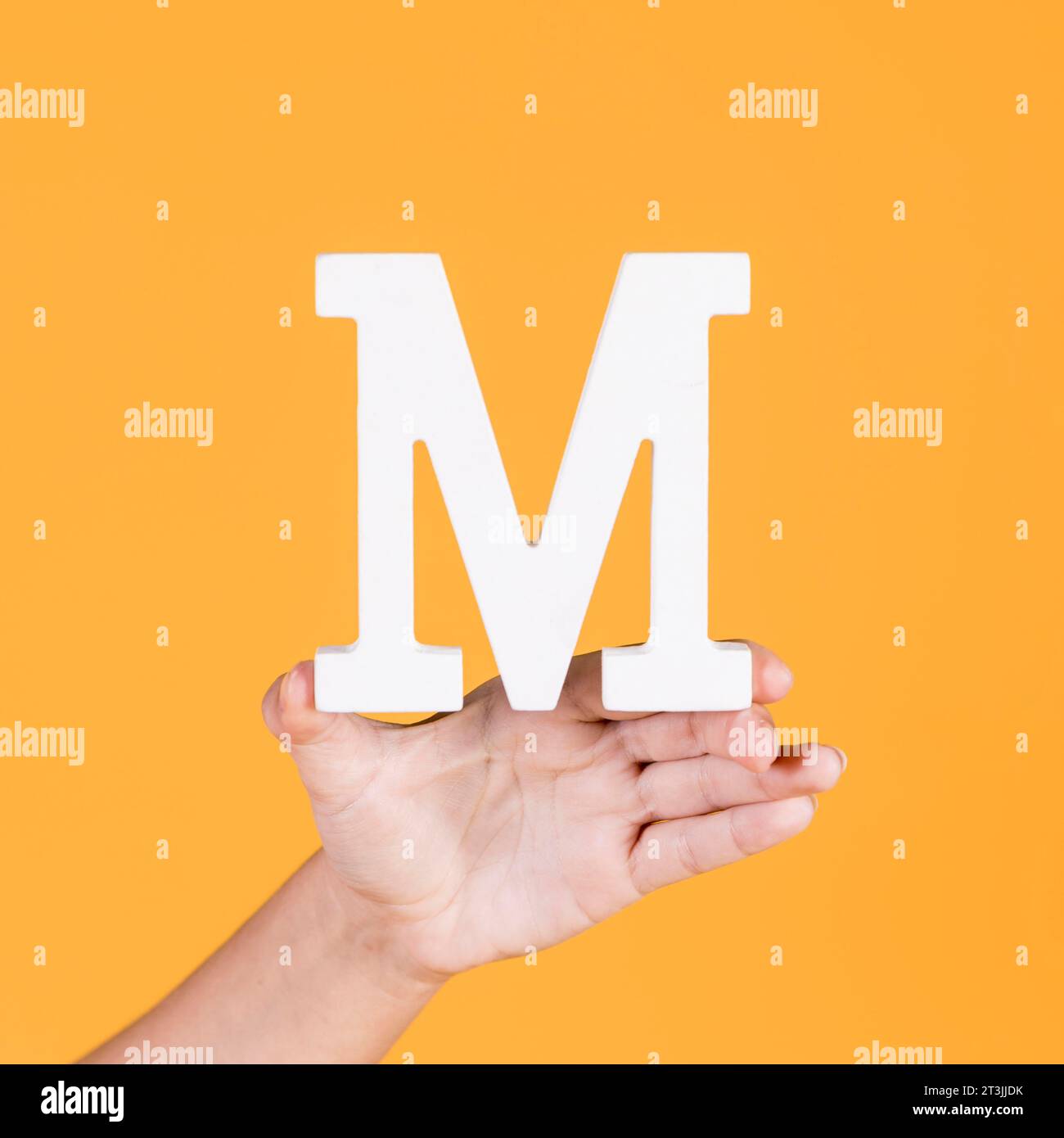 Hand lettering alphabet m hi-res stock photography and images - Alamy