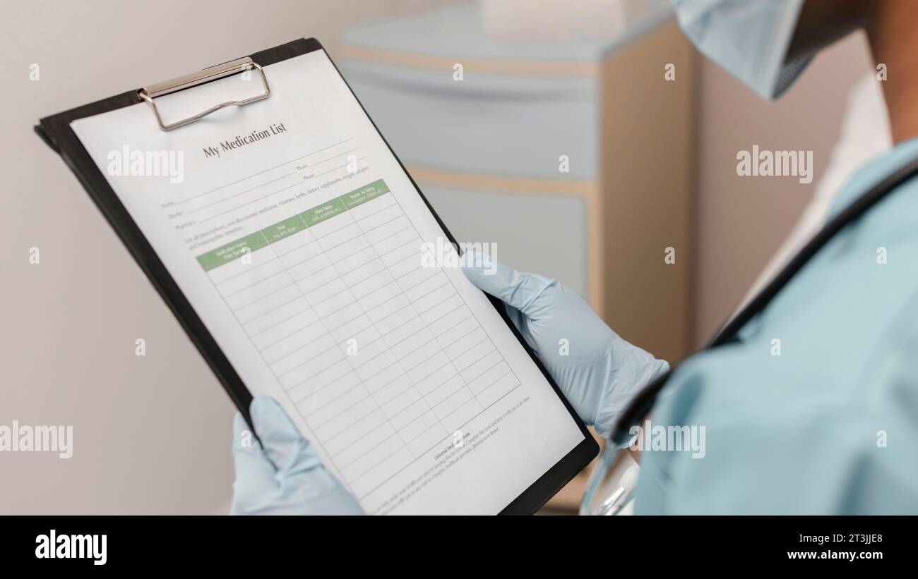 Health inspection check list hi-res stock photography and images - Alamy