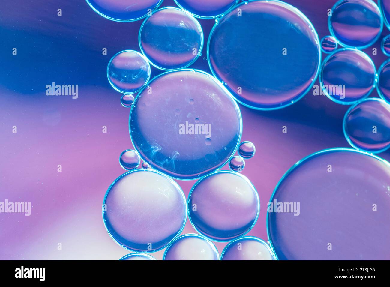 Colorful oil bubbles background Stock Photo - Alamy