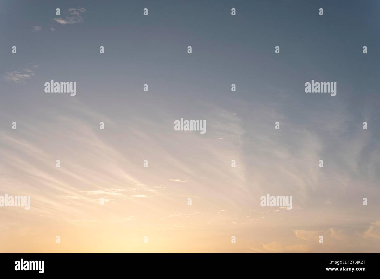 Fluffy clouds windy sky with sun Stock Photo - Alamy