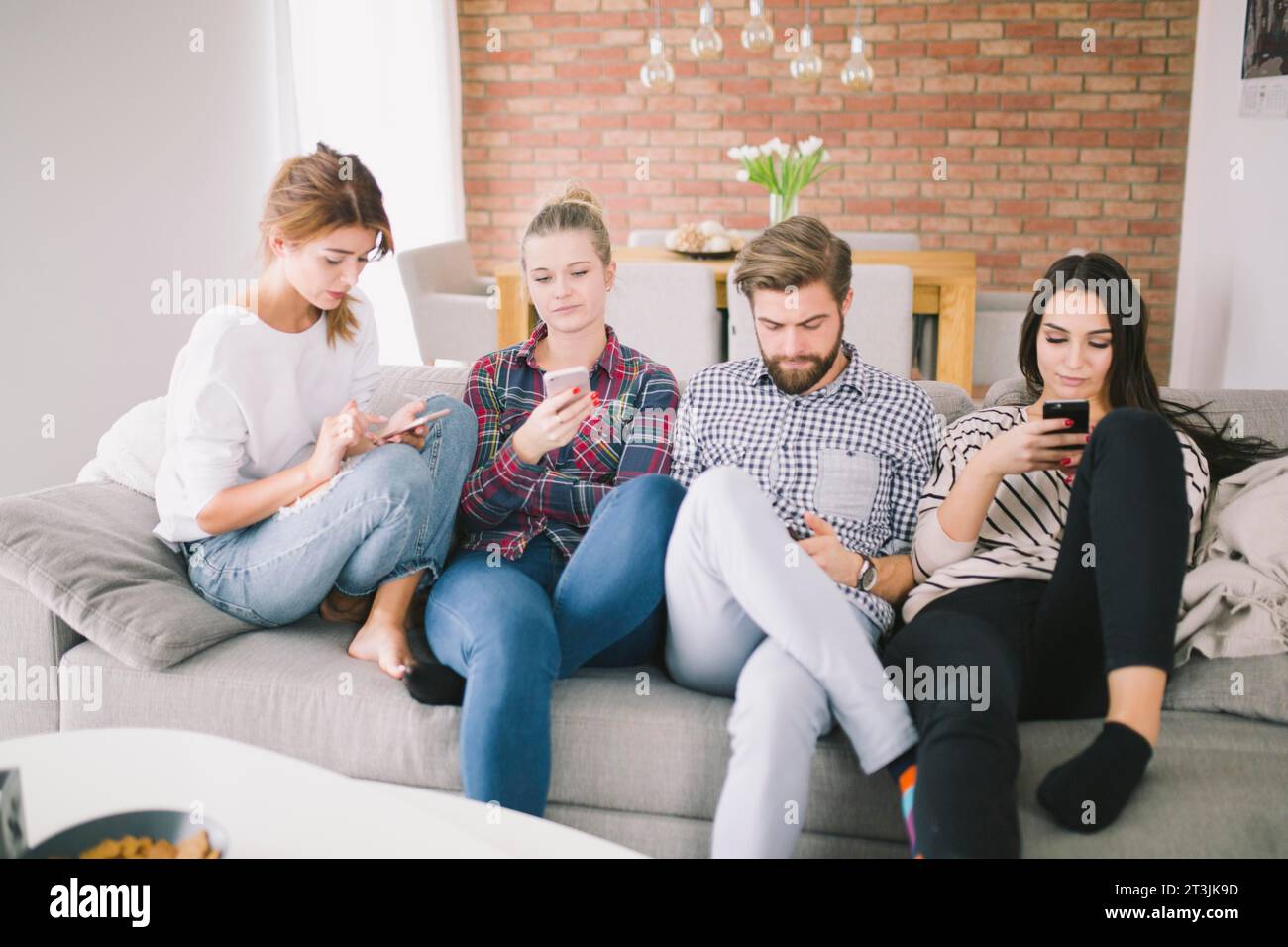 Group people gadgets using hi-res stock photography and images - Alamy