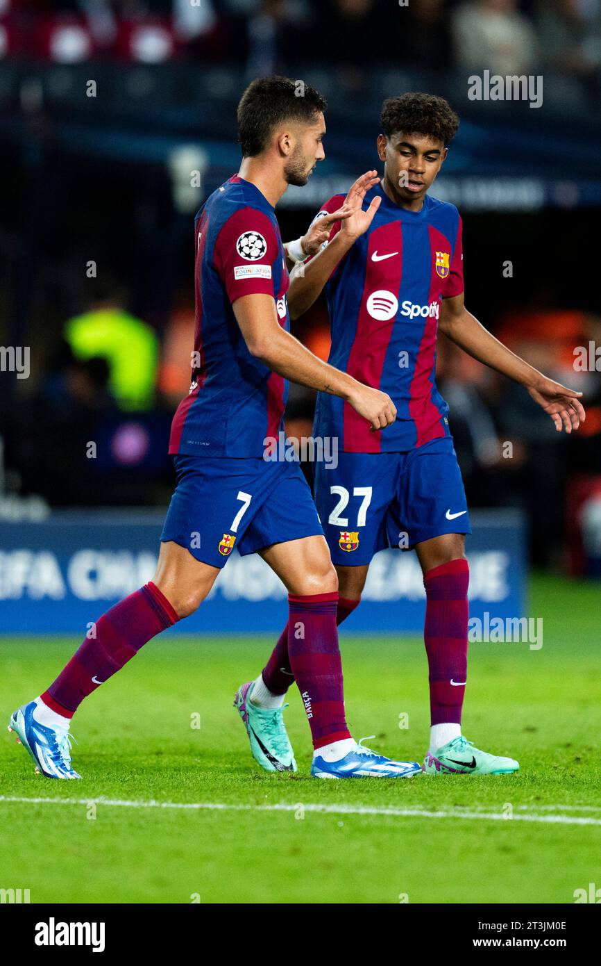 Barcelona, Spanien. 25th Oct, 2023. Ferran Torres (FC Barcelona ...