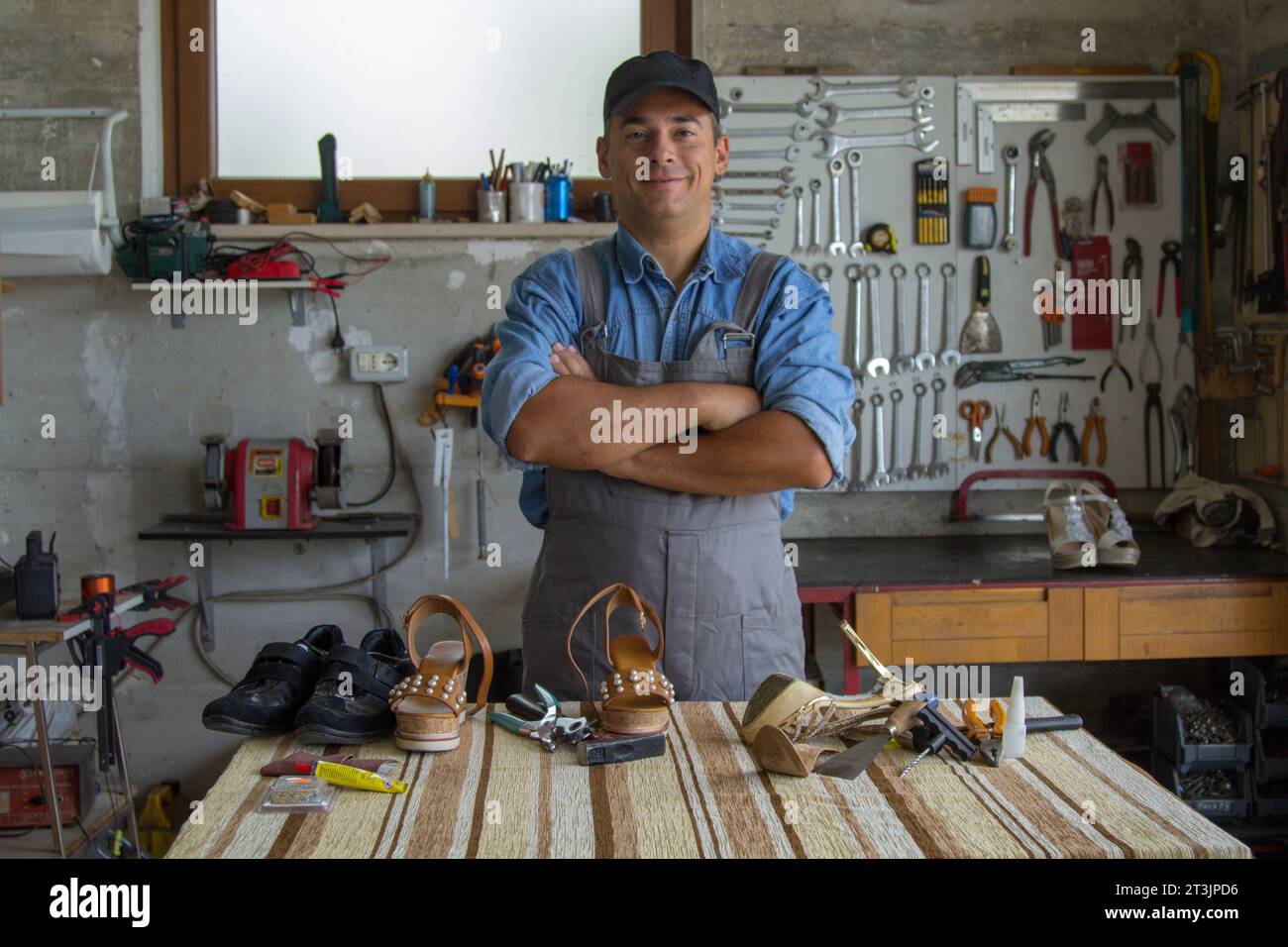 Shoe heel repair hi-res stock photography and images - Alamy