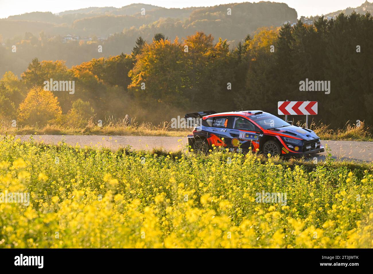 Passau, Germany. 25th Oct, 2023. The Driver Esapekka Lappi (Fin) and ...