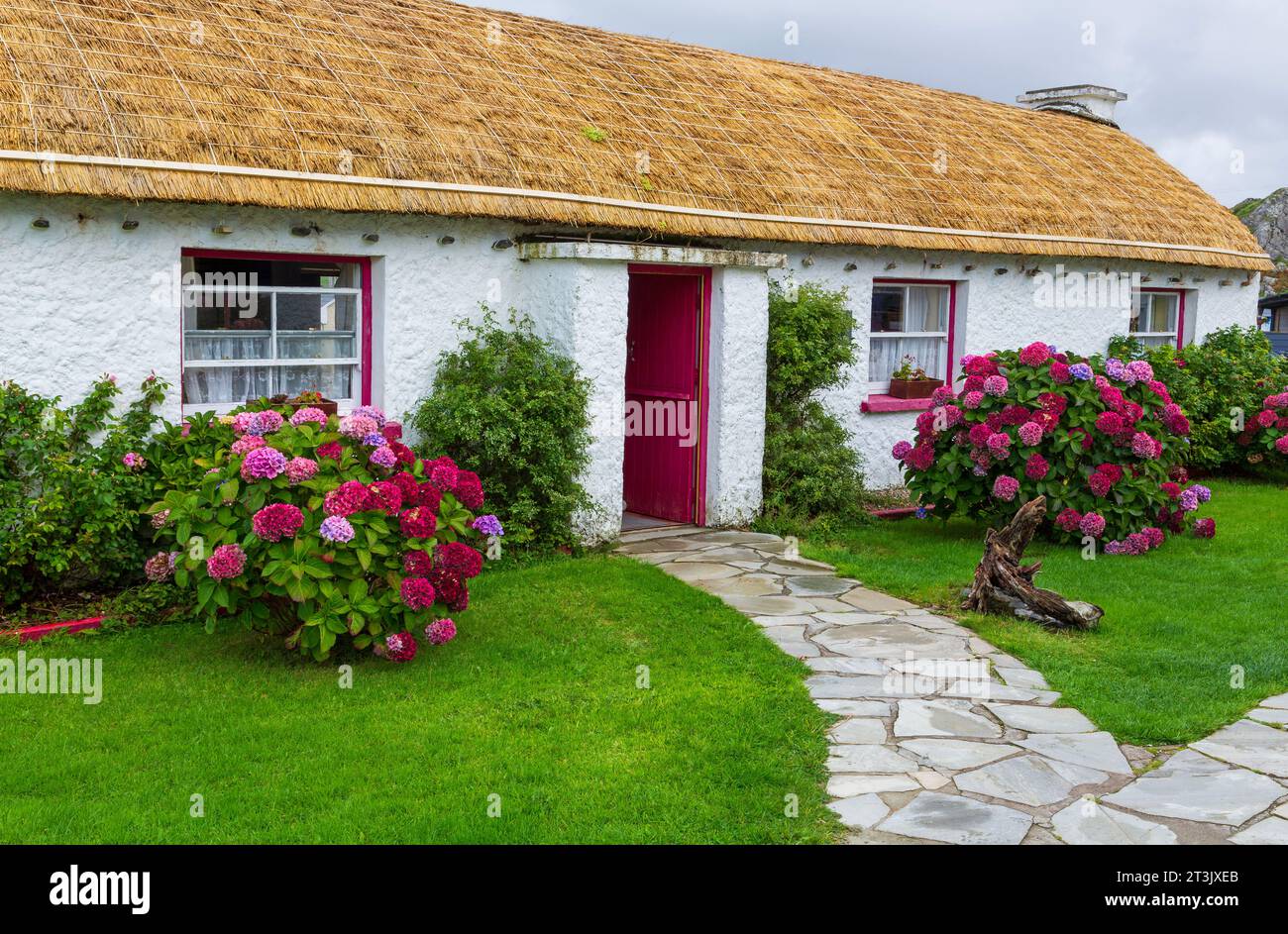 Folk museum glencolmcille village county hi-res stock photography and ...
