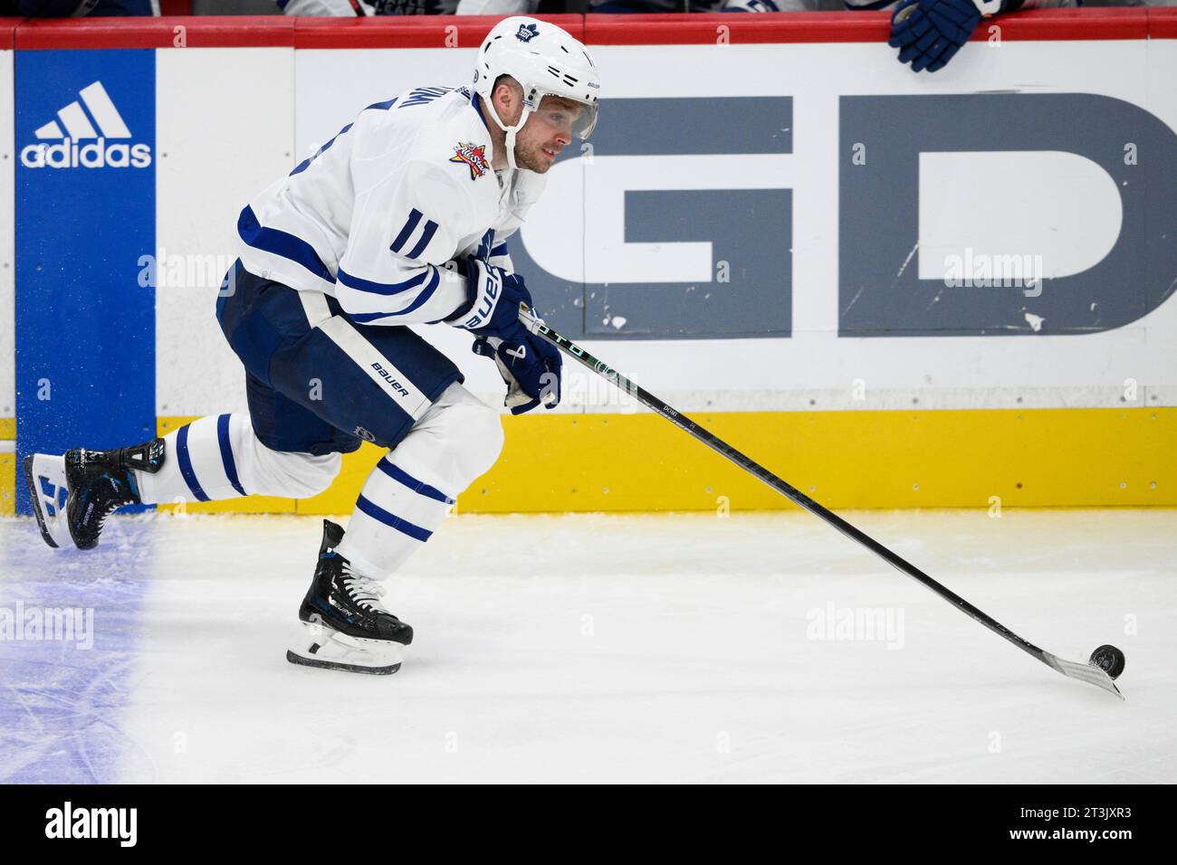Toronto Maple Leafs center Max Domi (11) in action during the third ...
