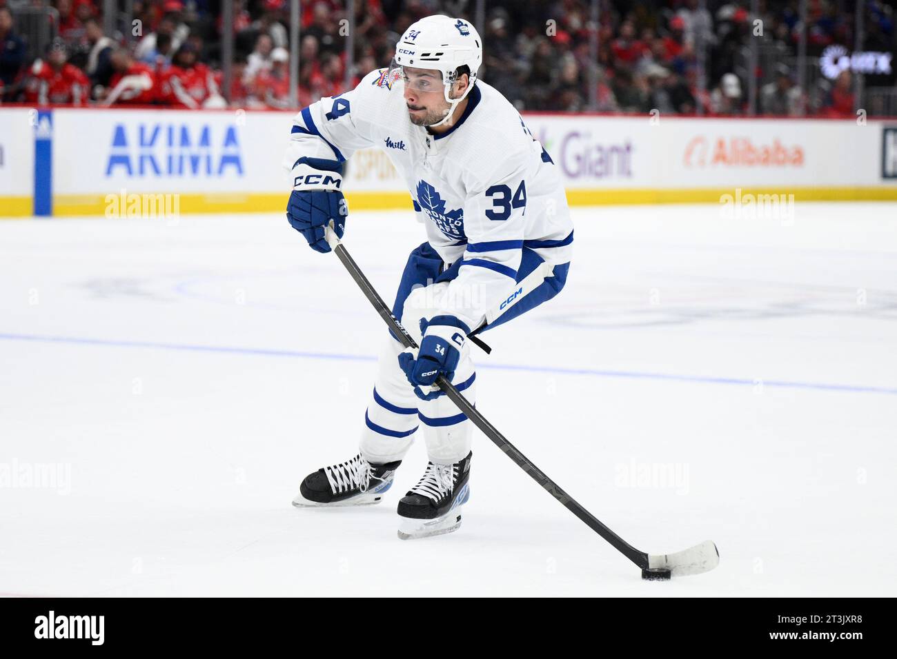 Toronto Maple Leafs center Auston Matthews (34) in action during the ...