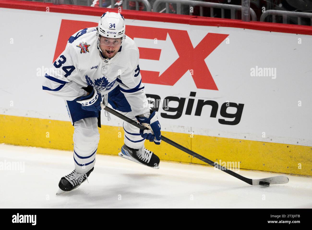 Toronto Maple Leafs center Auston Matthews (34) in action during the ...