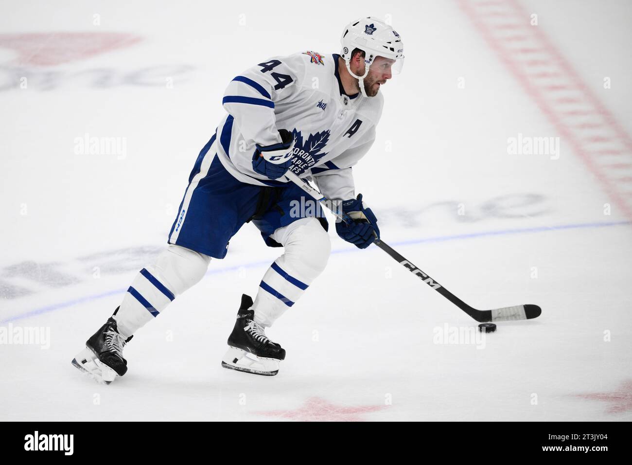 Toronto Maple Leafs defenseman Morgan Rielly (44) in action during the ...
