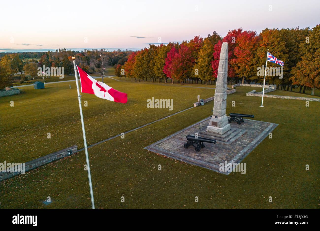 Battle of Crysler's Farm National Historic Site Stock Photo - Alamy