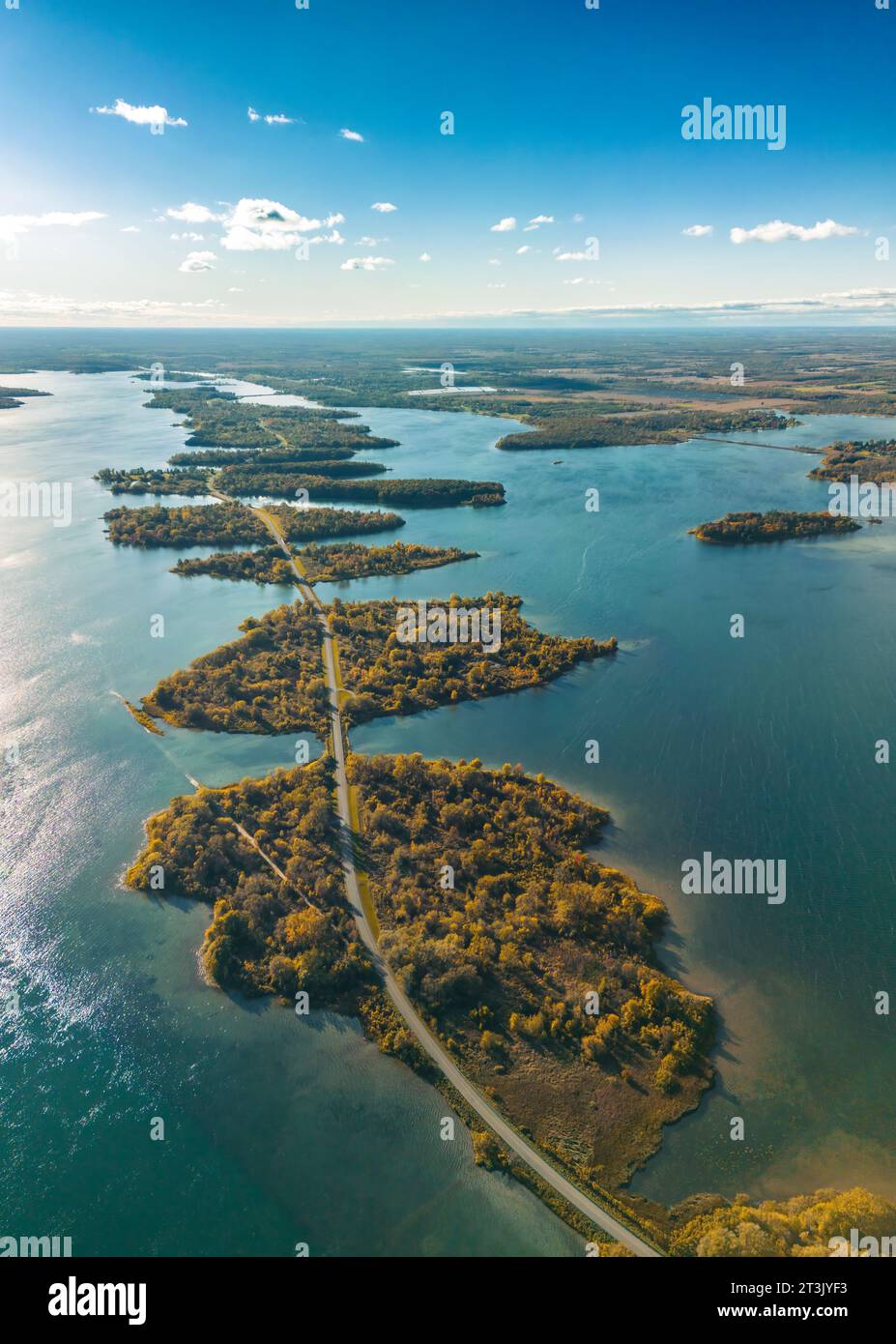 Aerial view of Long Sault Parkway, Canada Stock Photo - Alamy Aerial view of Long Sault Parkway, Canada Stock Photo - Alamy