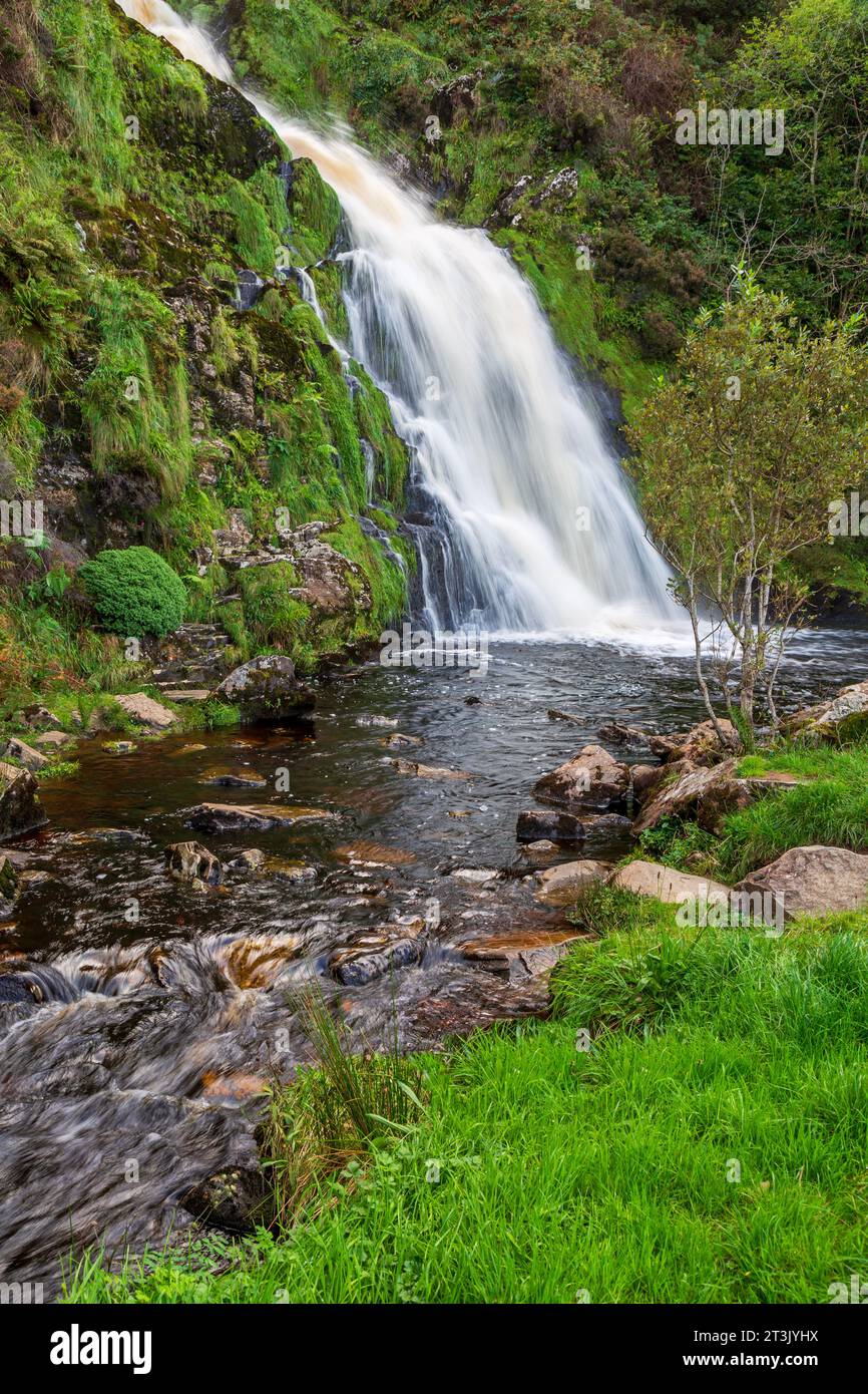 Assaranca Waterfall, Ardara, County Donegal, Ireland Stock Photo - Alamy