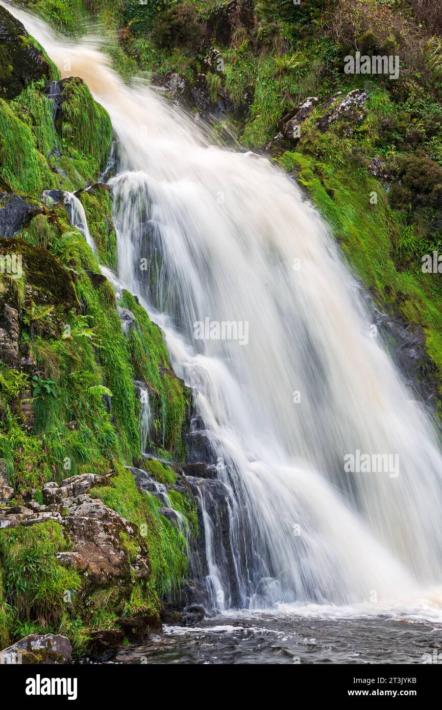 Assaranca Waterfall, Ardara, County Donegal, Ireland Stock Photo - Alamy