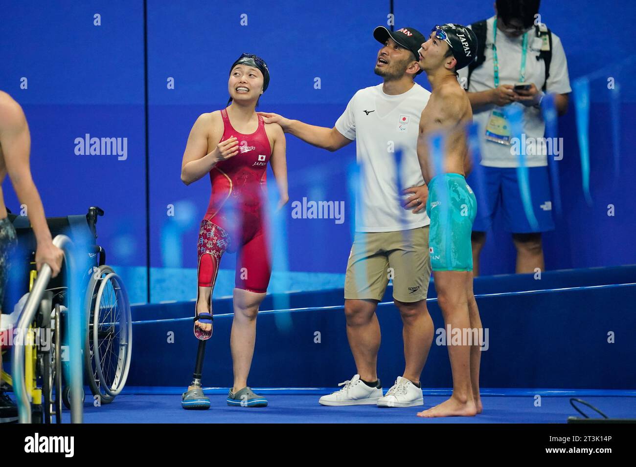 Hangzhou, China. 25th Oct, 2023. (L-R) An Nishida (JPN), Eigo Tanaka (JPN) Swimming : Mixed ...