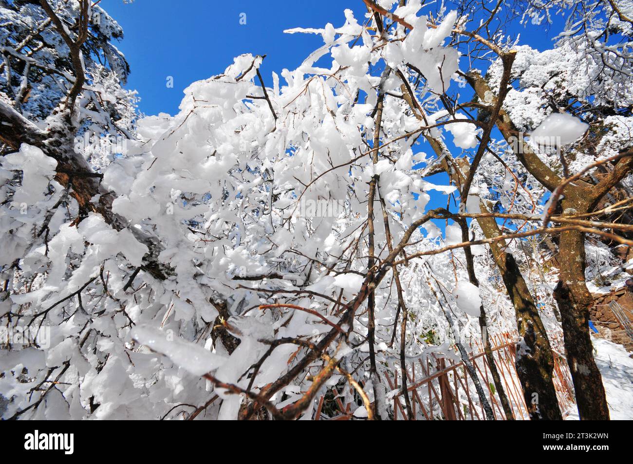 Mount huang peak snow hi-res stock photography and images - Alamy