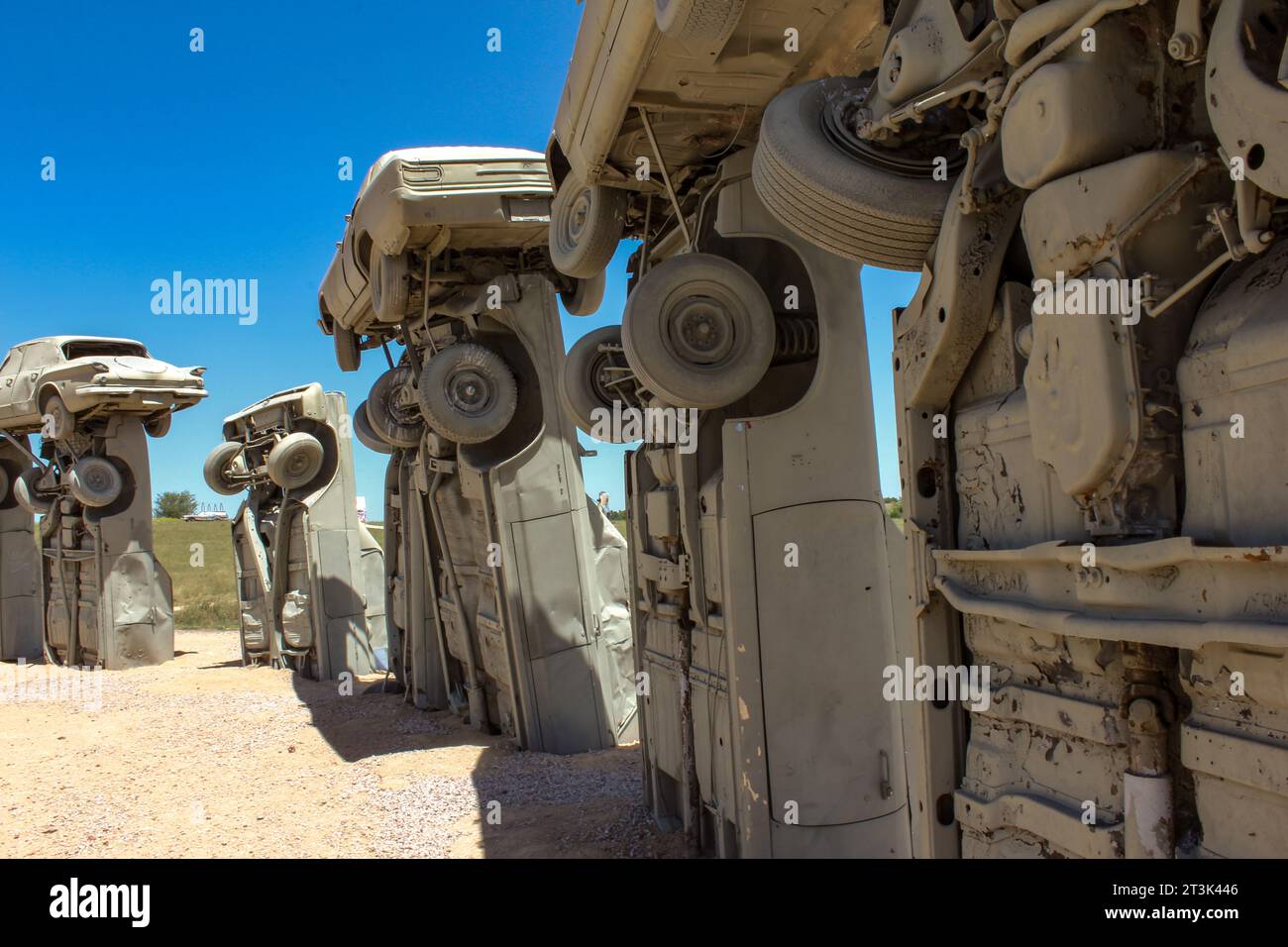 Car Henge a replica of stone henge made from cars in Alliance Nebraska ...