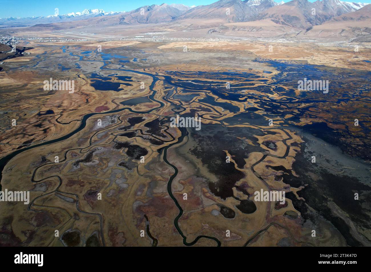 **CHINESE MAINLAND, HONG KONG, MACAU AND TAIWAN OUT** Aerial photo ...