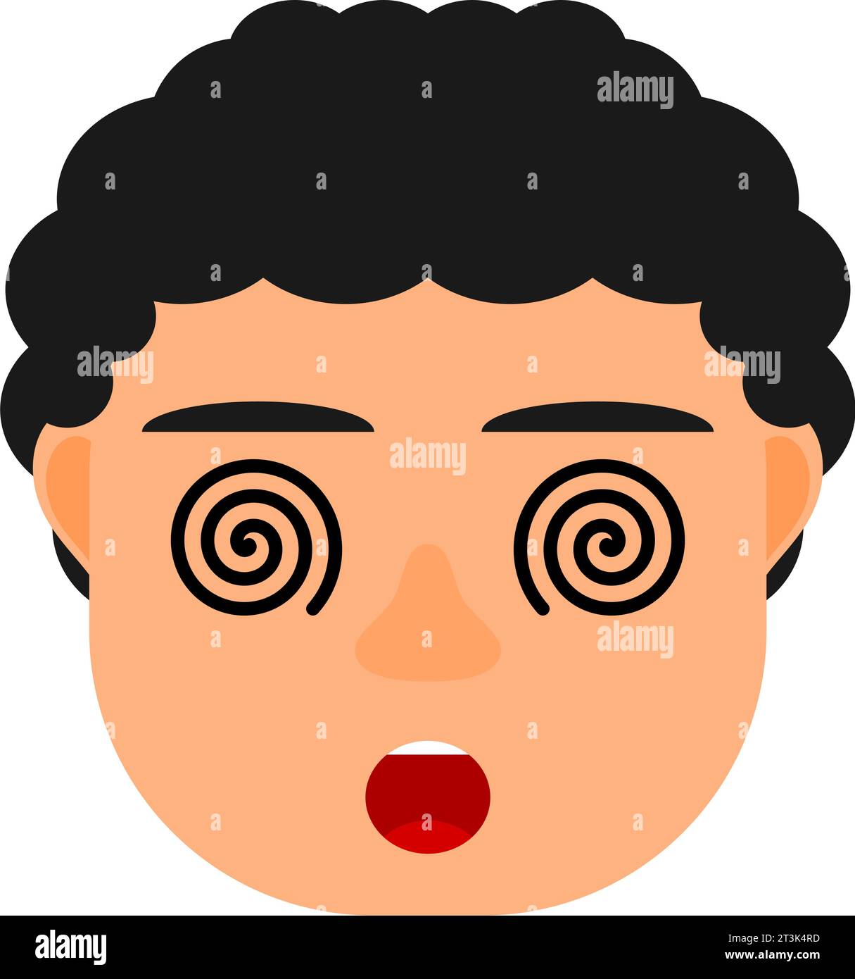 Cute boy confused. Cute boy emoji. Cute boy avatar Stock Vector Image ...