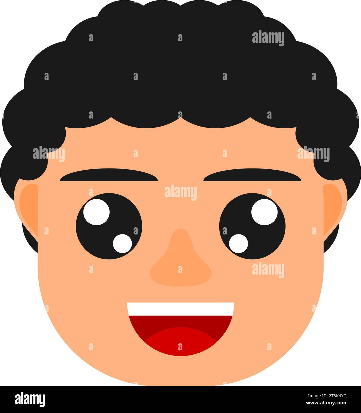 Cute boy. Cute boy emoji. Cute boy avatar Stock Vector Image & Art - Alamy