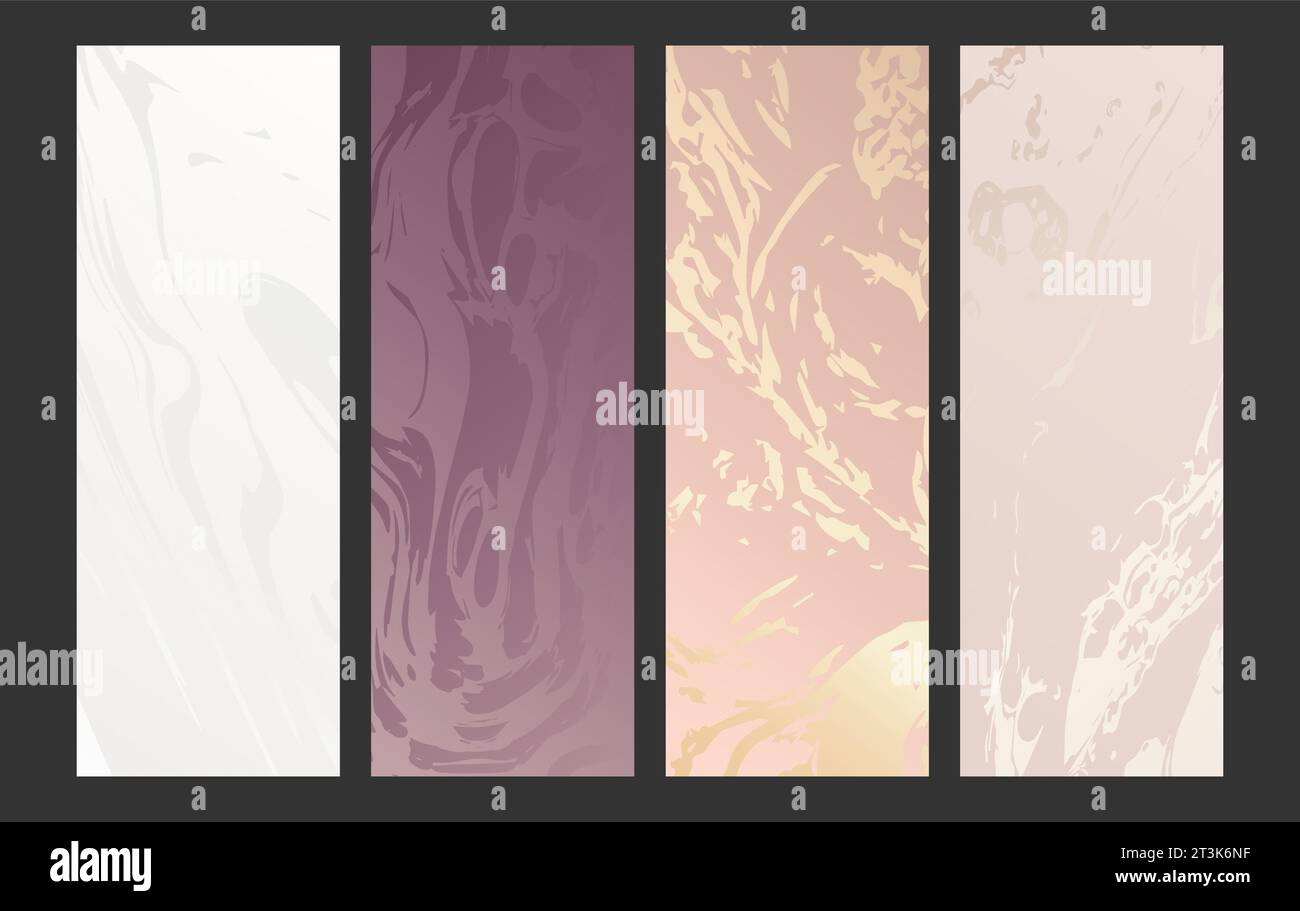 A set of backgrounds with premium colors. Collection of templates for ...