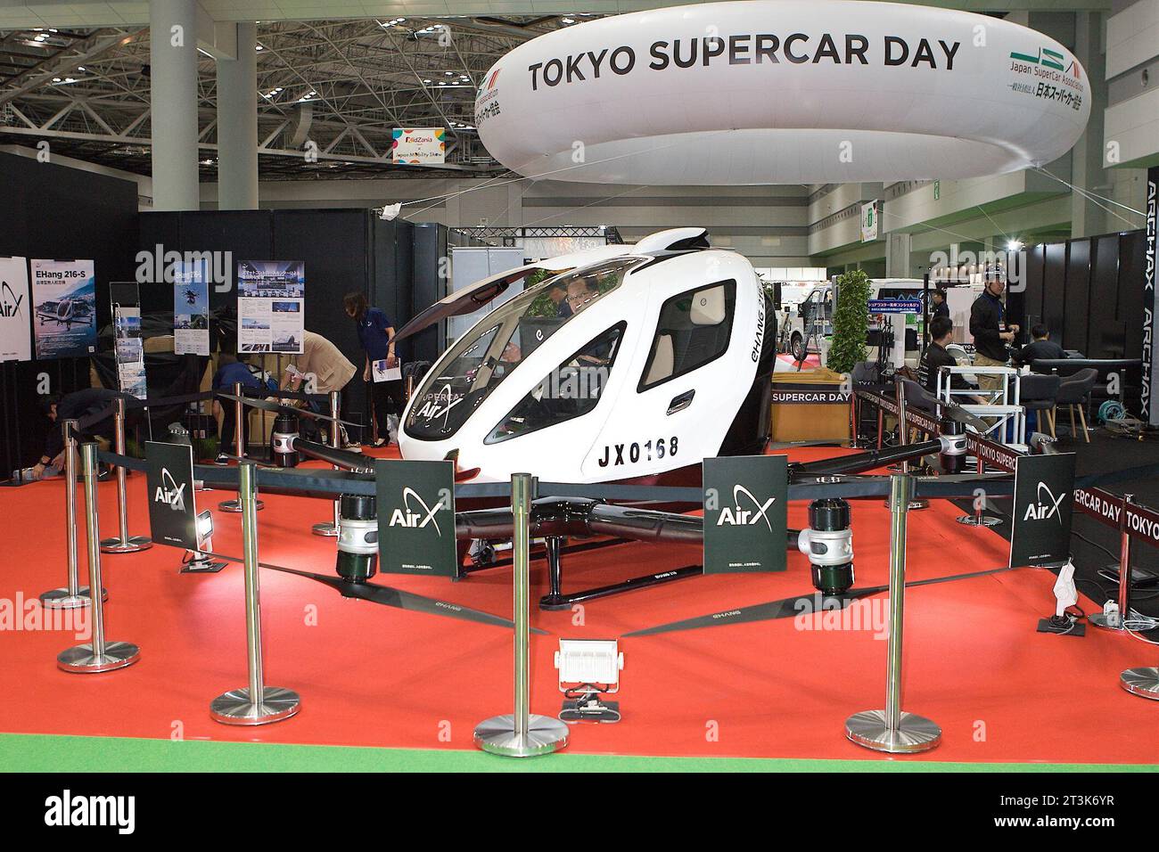 AirX Drone copter at The Japan Mobility Show 2023 on October 25, 2023 in Tokyo, Japan. The Show ...